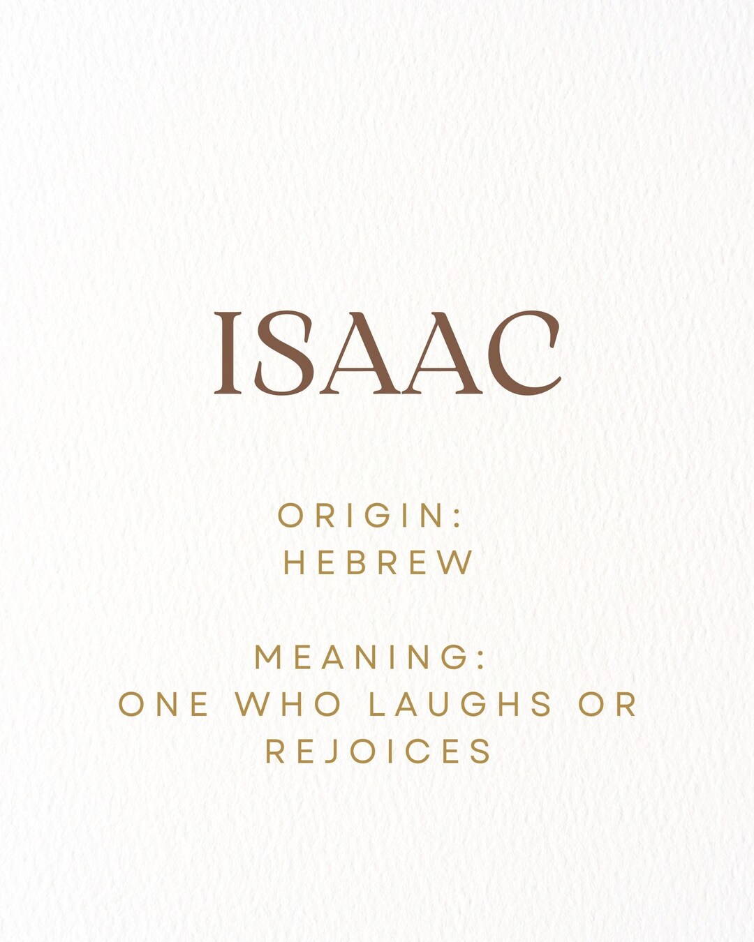 Isaac Baby Name Meaning Printable Nursery Sign Boy Names Instant ...