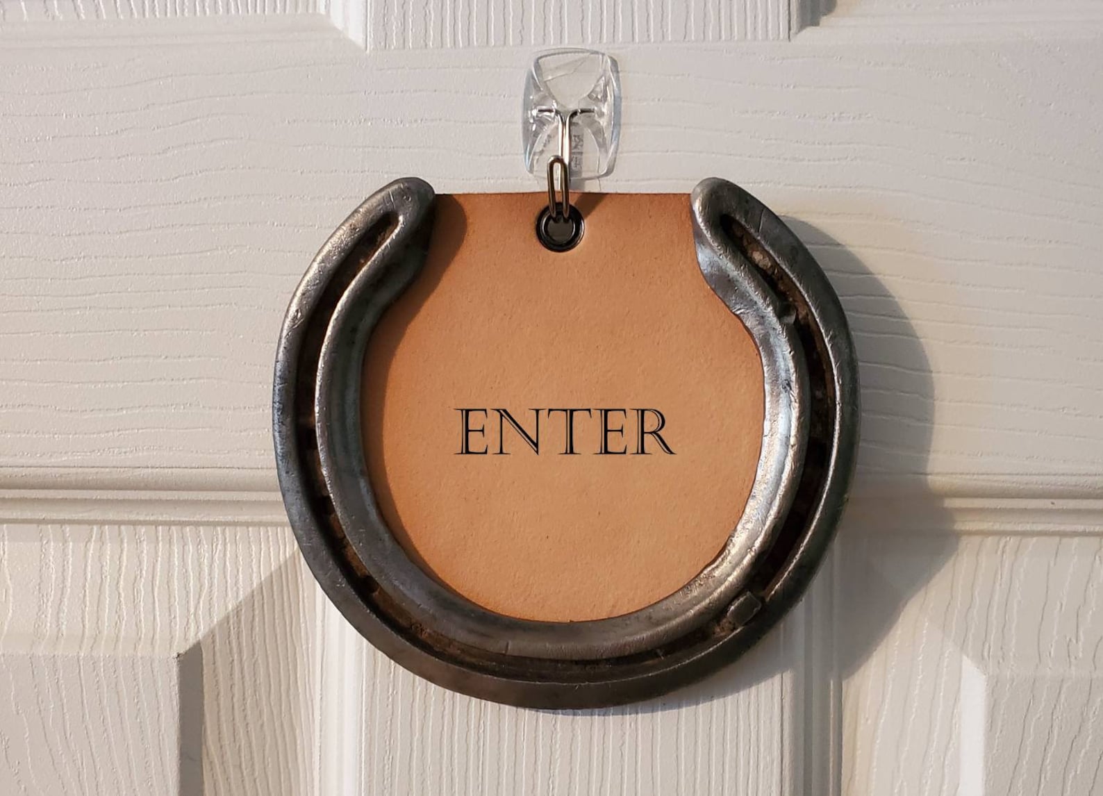 Leather & Horseshoe Signs - Etsy