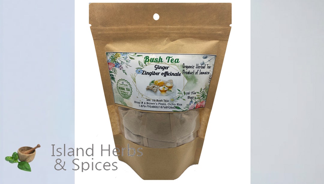 Ginger Tea Bags - 36 Teas- Organic Jamaican Ginger Teas - Etsy