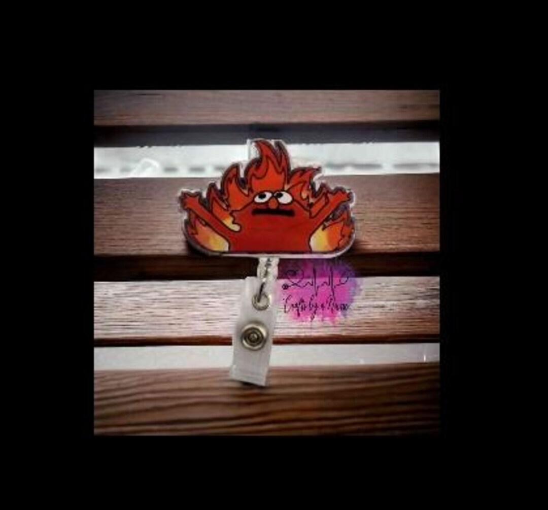 Red Guy Badge Reel - Etsy