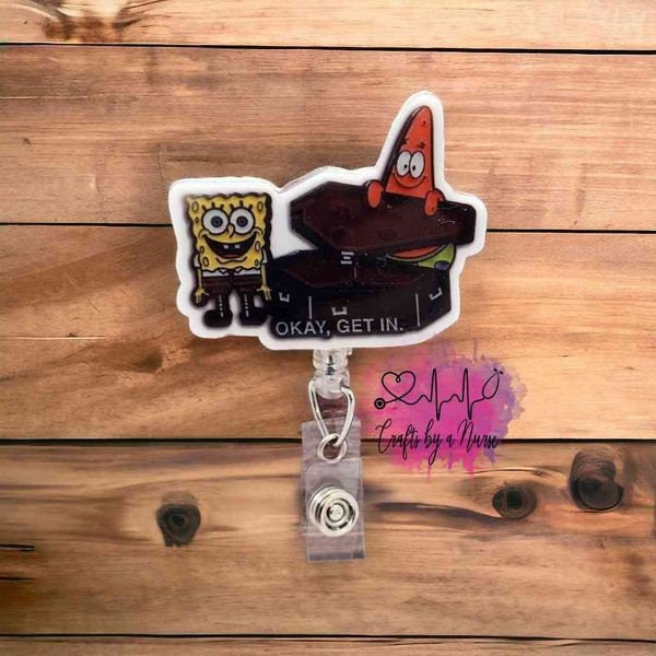 Okay, Get in (DARK HUMOR) Retractable Badge Reel - Etsy