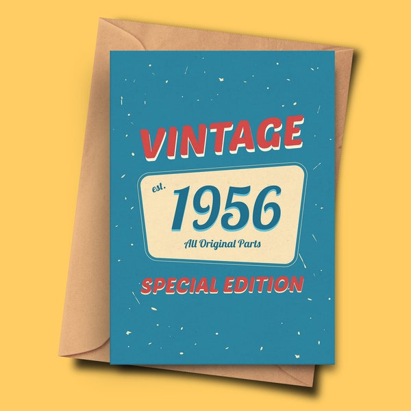 Birthday Card for 66 Year Old Funny - Etsy