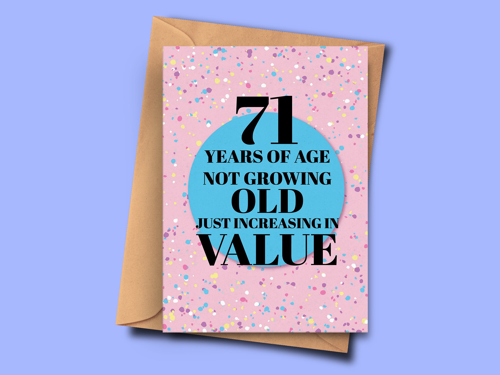 Funny 71st Birthday Card 71 Years Of Age Not Growing Old Just Etsy Funny 71st Birthday Card 71 Years Of Age Not Growing Old Just Etsy