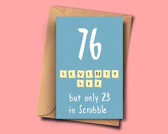 76th Birthday Card | Etsy