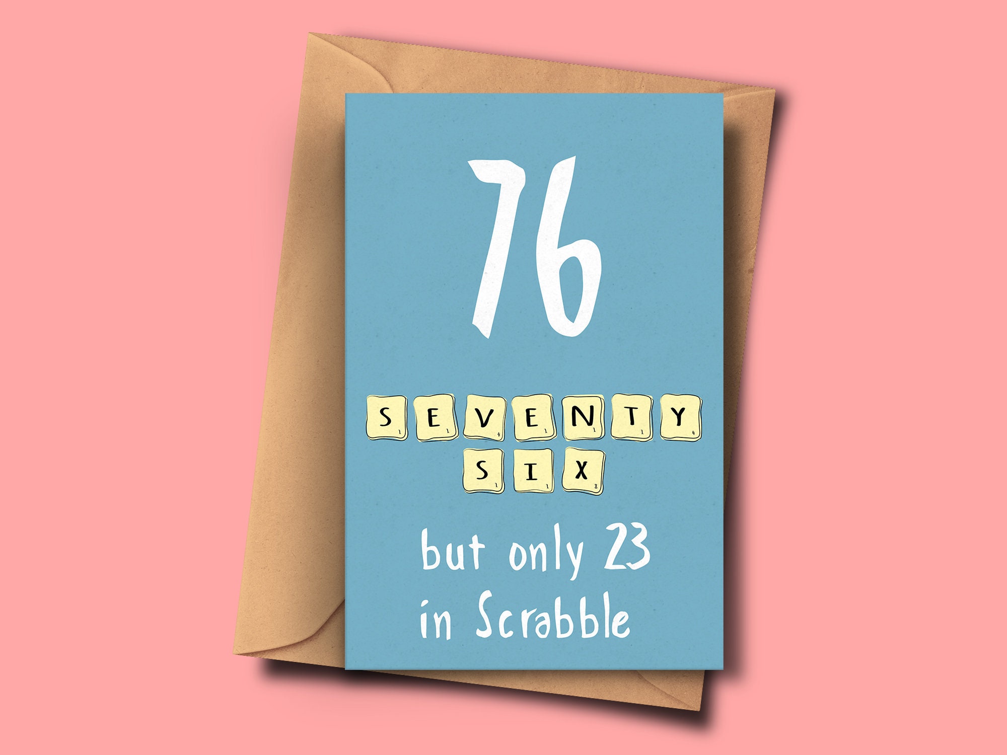 Funny 76th Birthday Card,turning 76,seventy-sixth Brithday, for Her ...