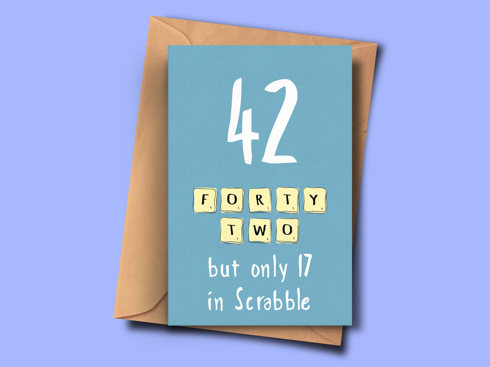 Funny 42nd Birthday Cardturning 42forty-second Brithday - Etsy