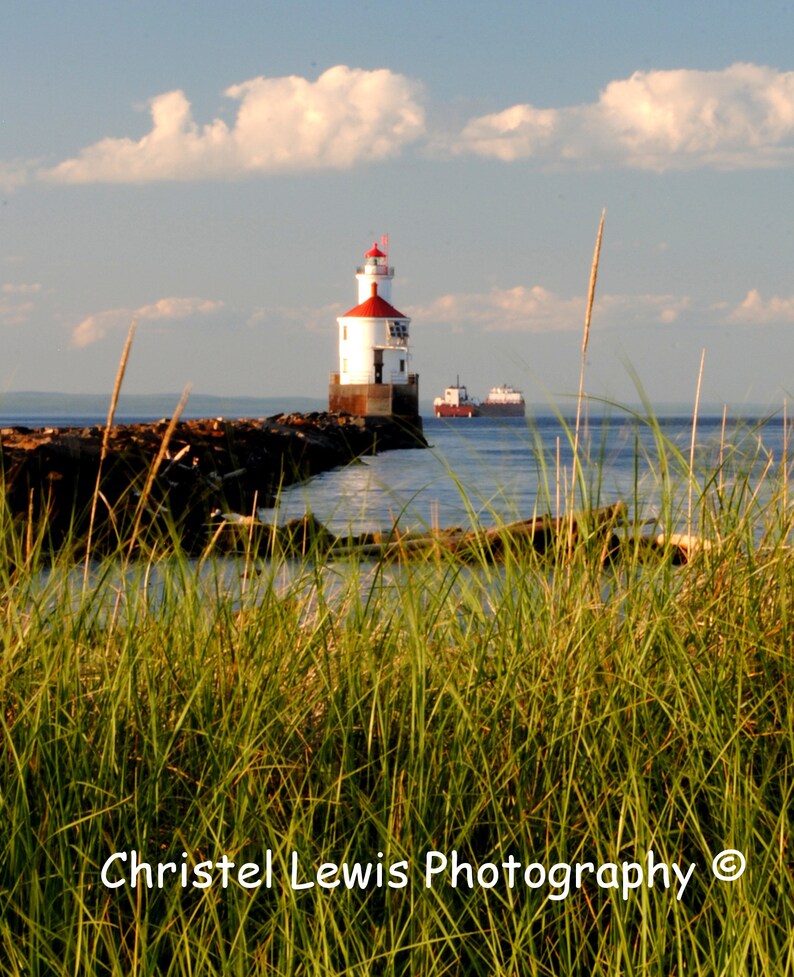 Superior Entry Lighthouse Photography Print, Lighthouse Photography ...