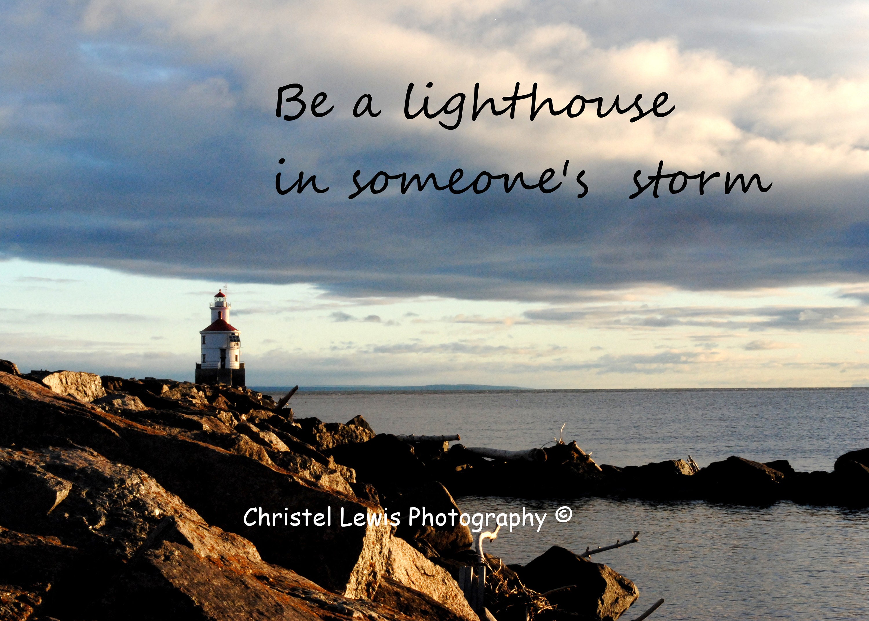 Inspirational Lighthouse Saying, Lighthouse Photography,be Strong ...