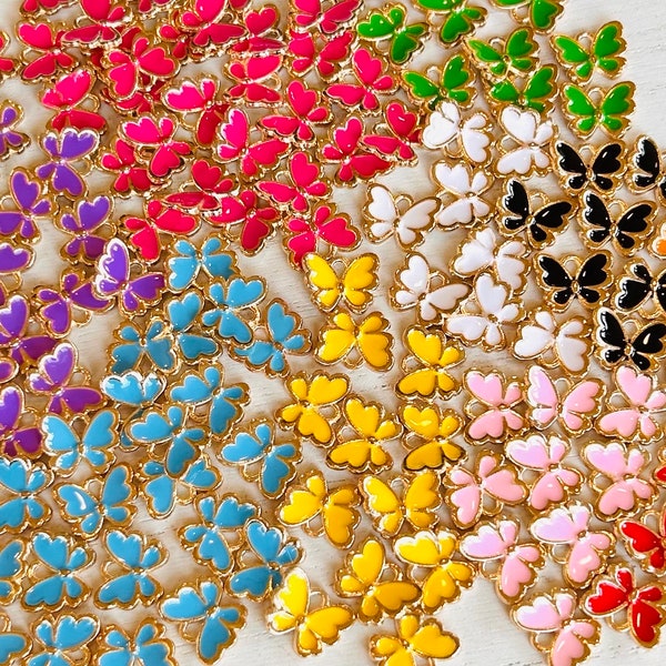 Butterfly Charms - Etsy