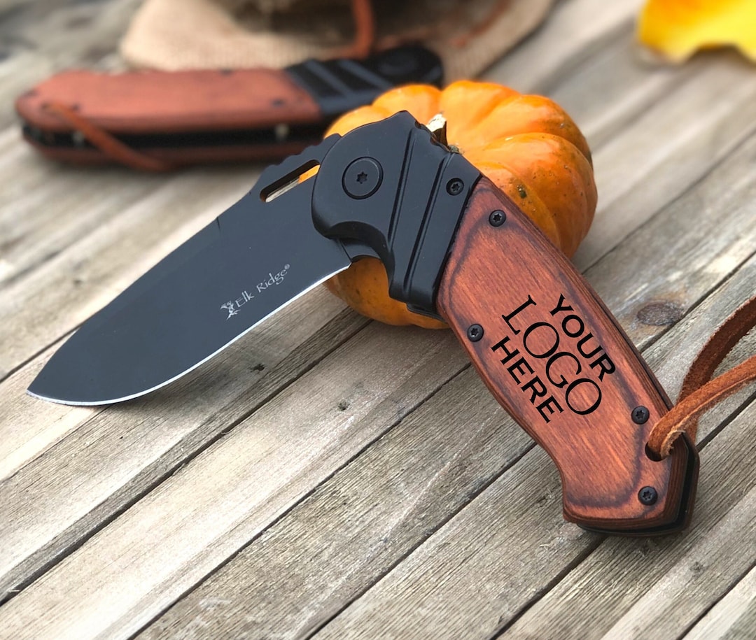 Bulk Employee Appreciation Gifts From Boss, Engraved Knife, Custom Logo ...
