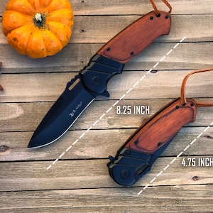 Custom Logo Engraved Pocket Knife: Bulk Employee Gift - Etsy