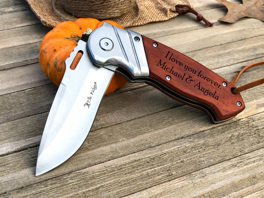 Engraved Pocket Knife, Father's Day Gift, Folding Knife, Gift From Wife ...