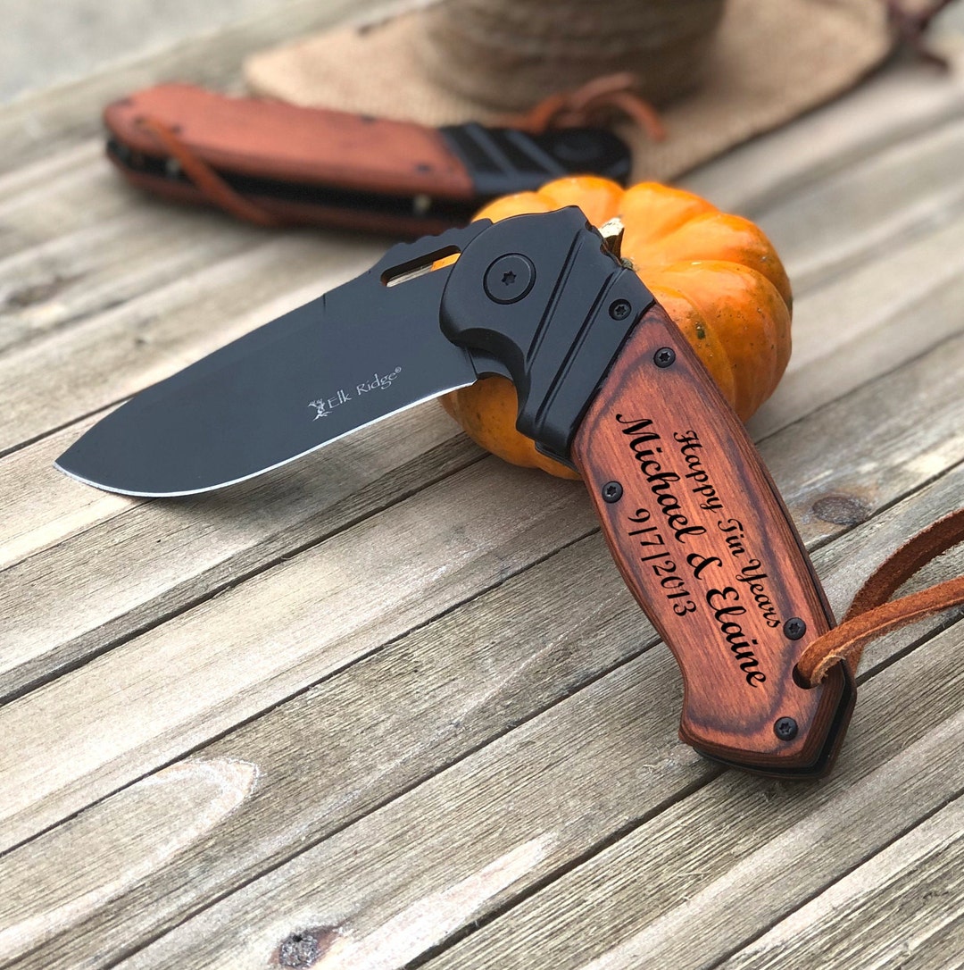 Personalized Anniversary Gift | Personalized Pocket Knife ...