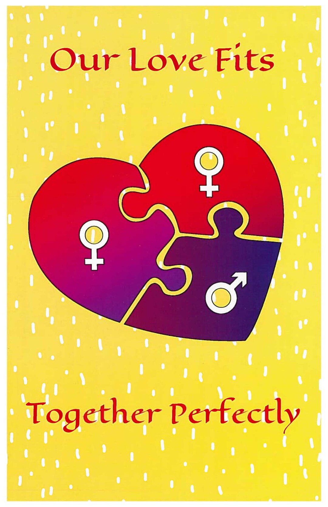 Greeting Card - Polyamory + Our Love Fits FMF - Etsy