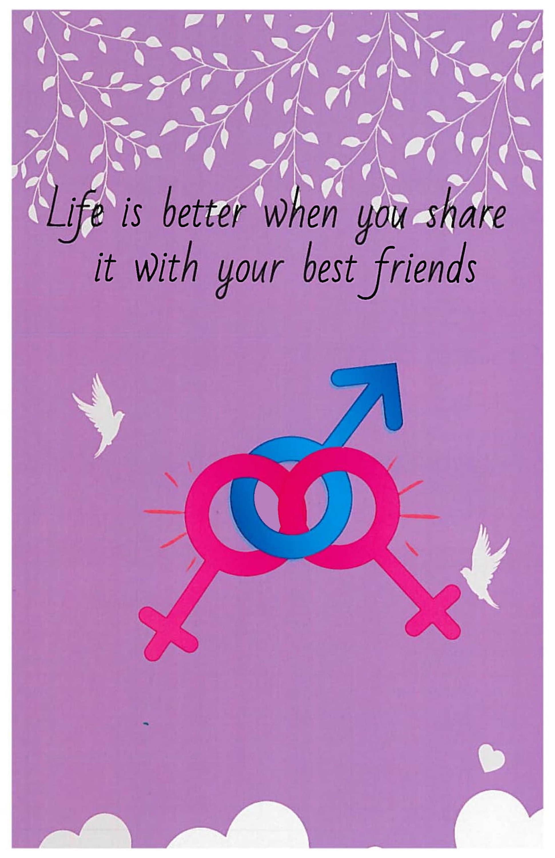 Greeting Card - Polyamory + Life is Better When You Share With Your ...
