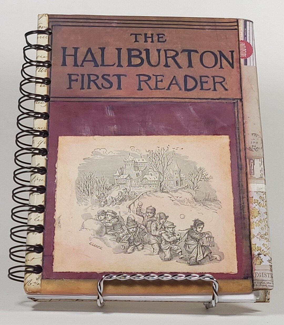 Vintage Children's Reader Notebooks Altered Book Journals - Etsy