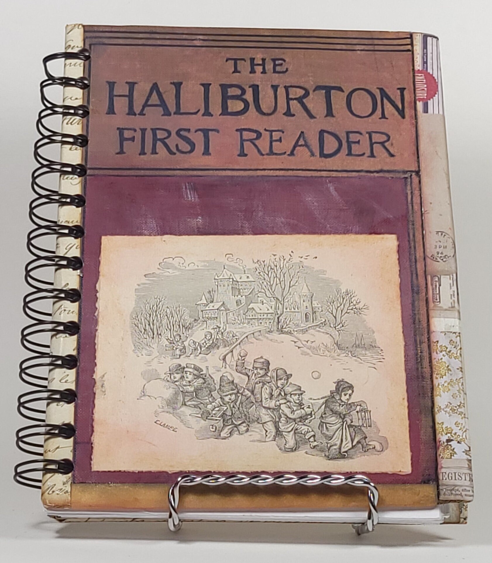 Vintage Children's Reader Notebooks Altered Book Journals - Etsy
