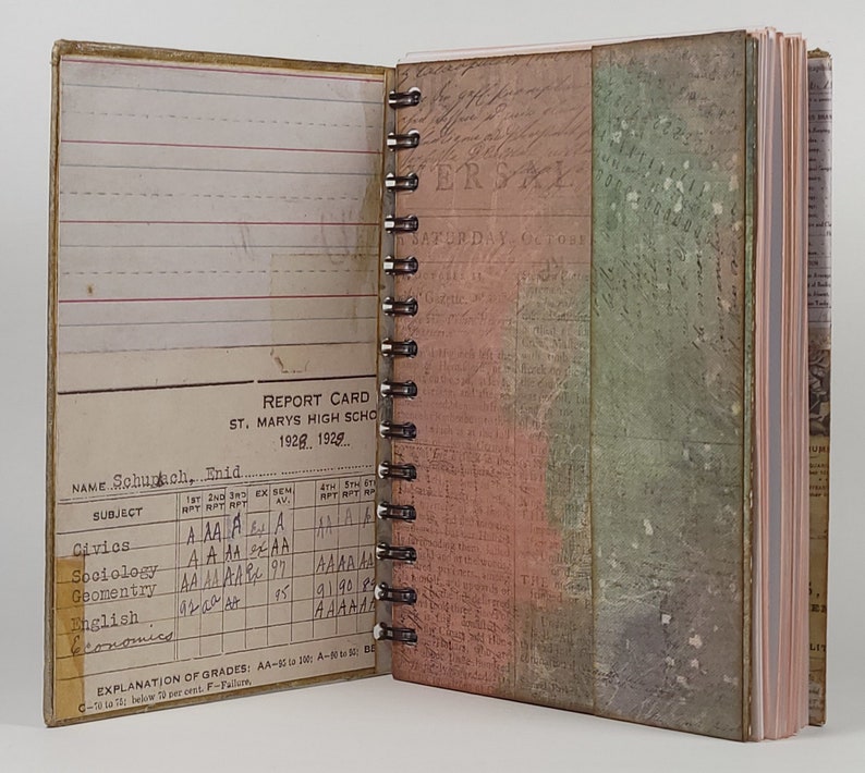 Vintage Children's Reader Notebooks Altered Book Journals - Etsy