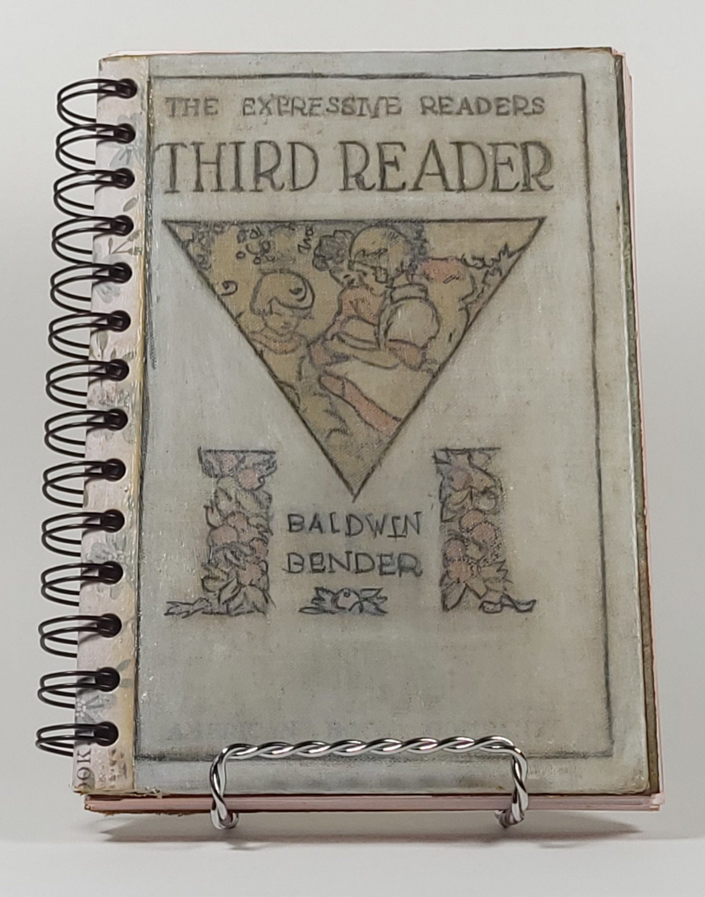 Vintage Children's Reader Notebooks Altered Book Journals - Etsy