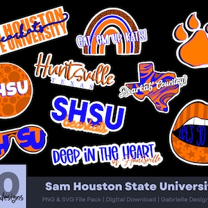Sam Houston State University PNG & SVG File Pack Digital - Etsy
