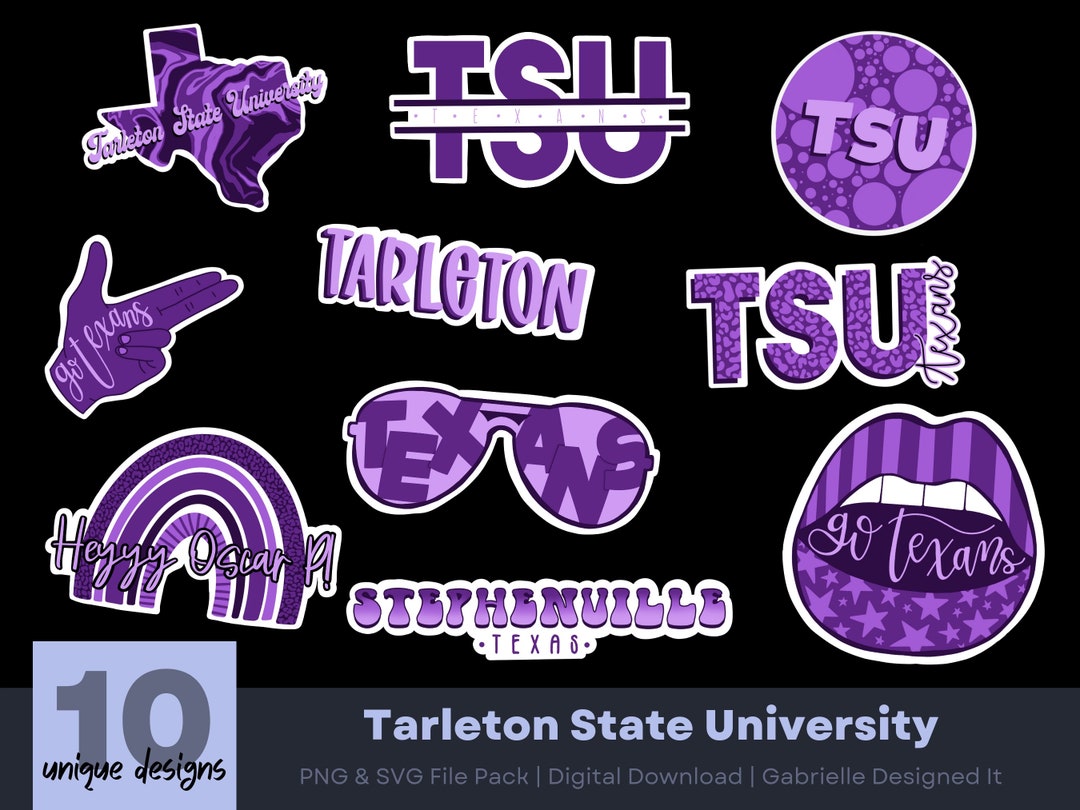 Tarleton State University PNG & SVG File Pack Digital - Etsy