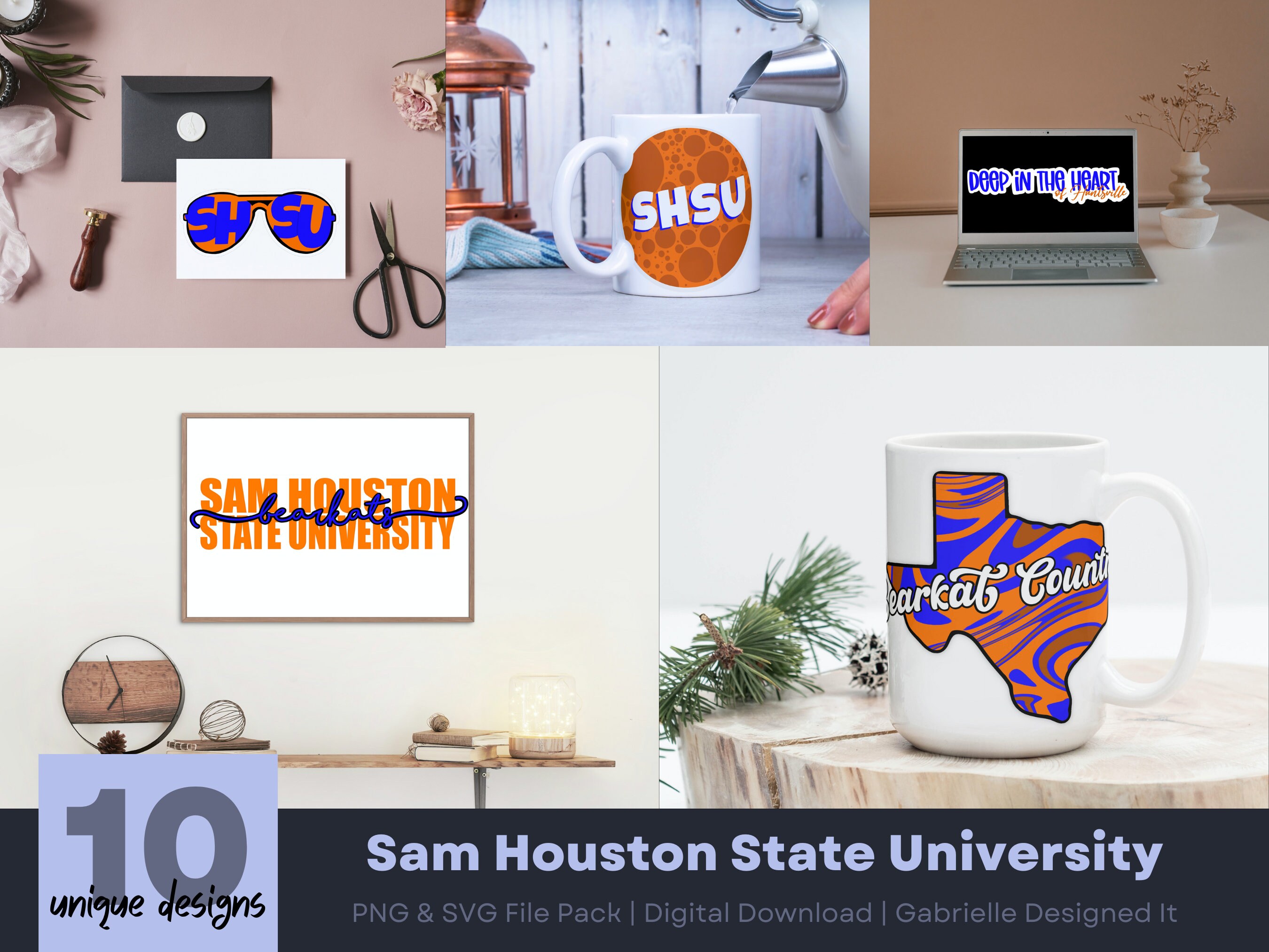 Sam Houston State University PNG & SVG File Pack Digital - Etsy
