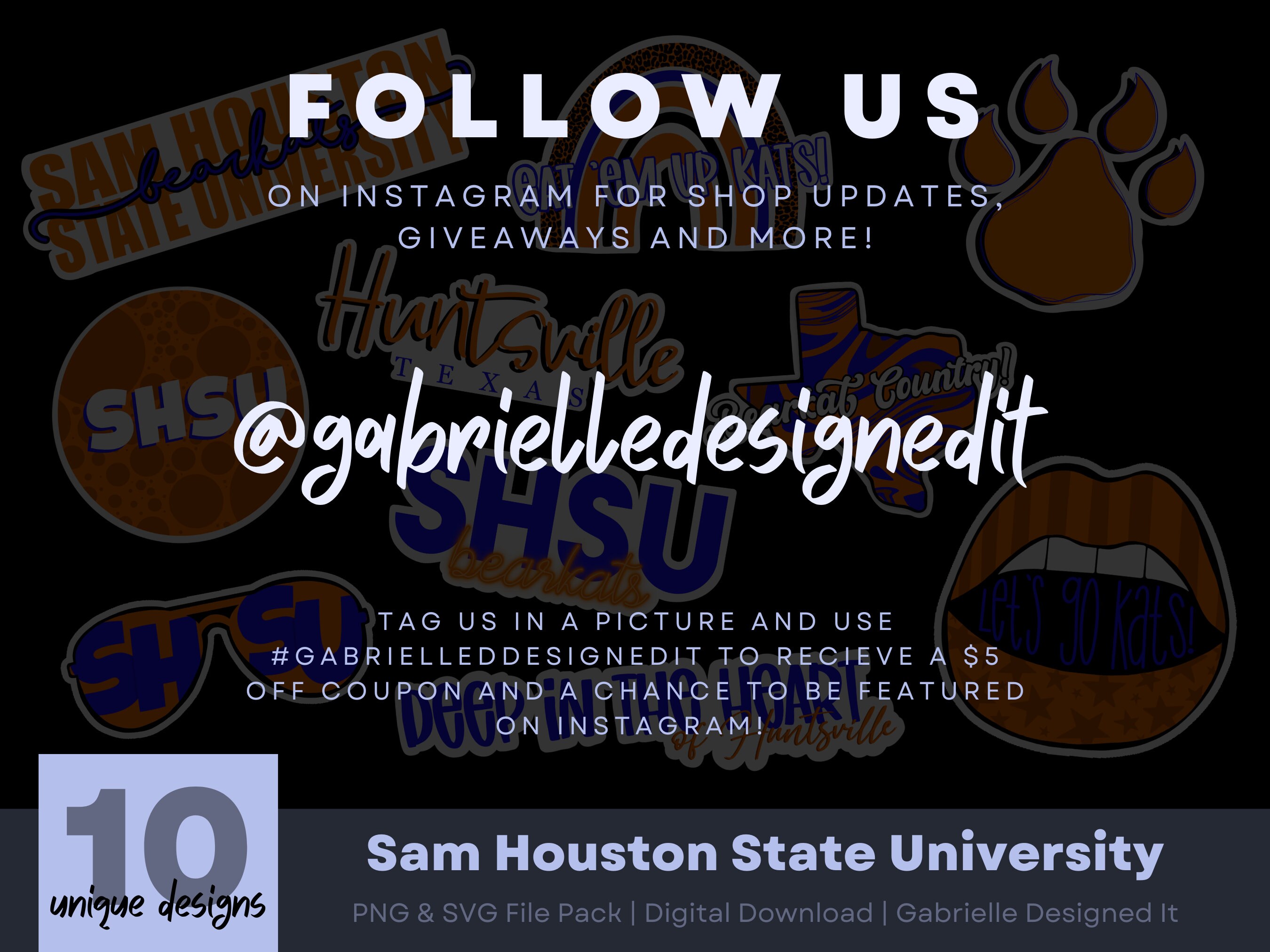 Sam Houston State University PNG & SVG File Pack Digital - Etsy