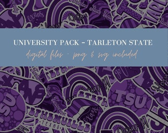 Tarleton University Svg - Etsy