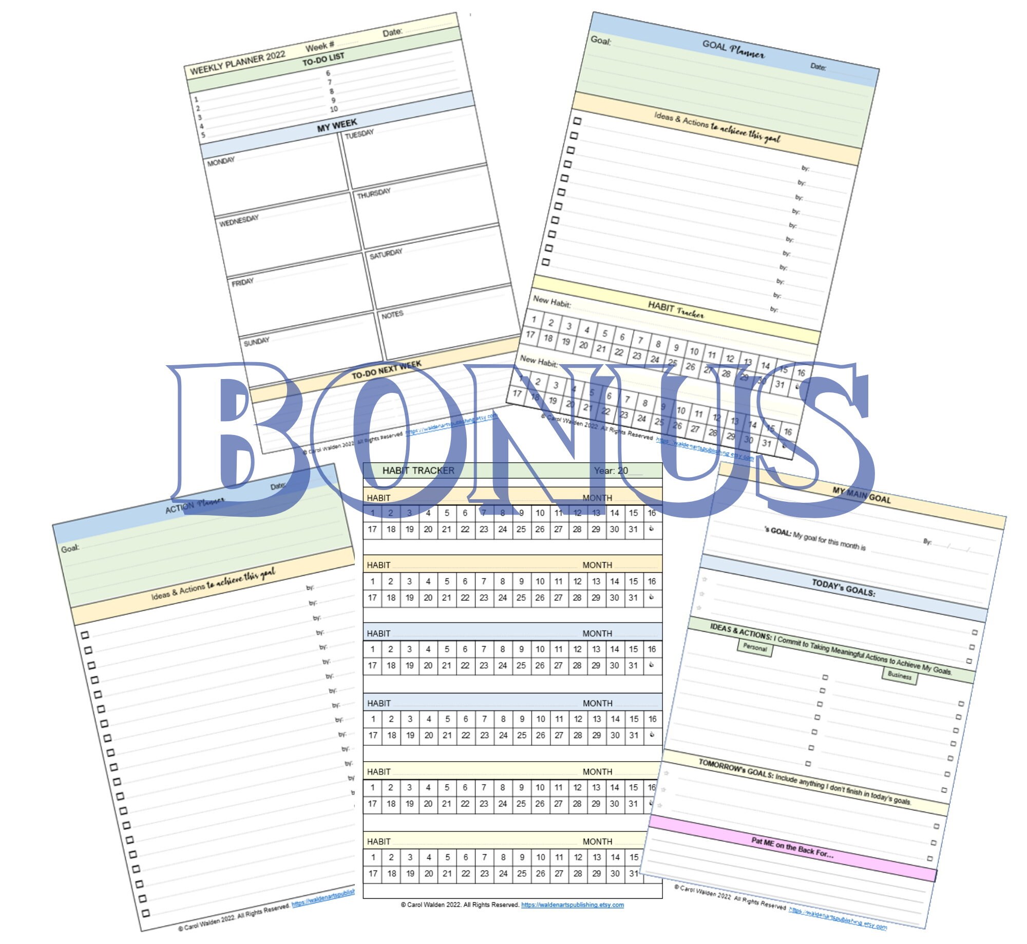 Creative Art Business Forms Collection & Workbook Bundle + BONUS - Etsy