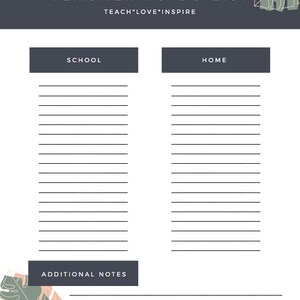Printable Teacher to Do List, Planner, Student, Checklist - Etsy