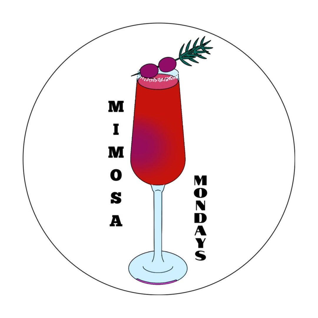 Mimosa Mondays SVG - Etsy