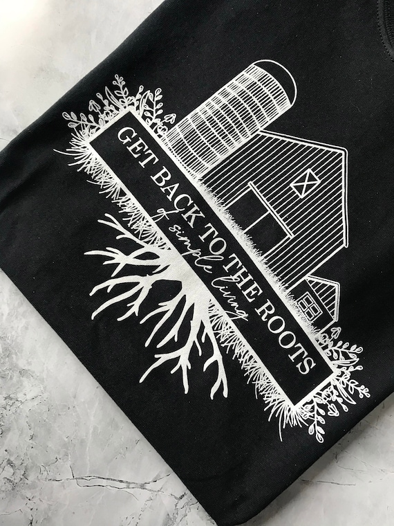 Farmstead Tshirt Get Back to the Roots | Etsy