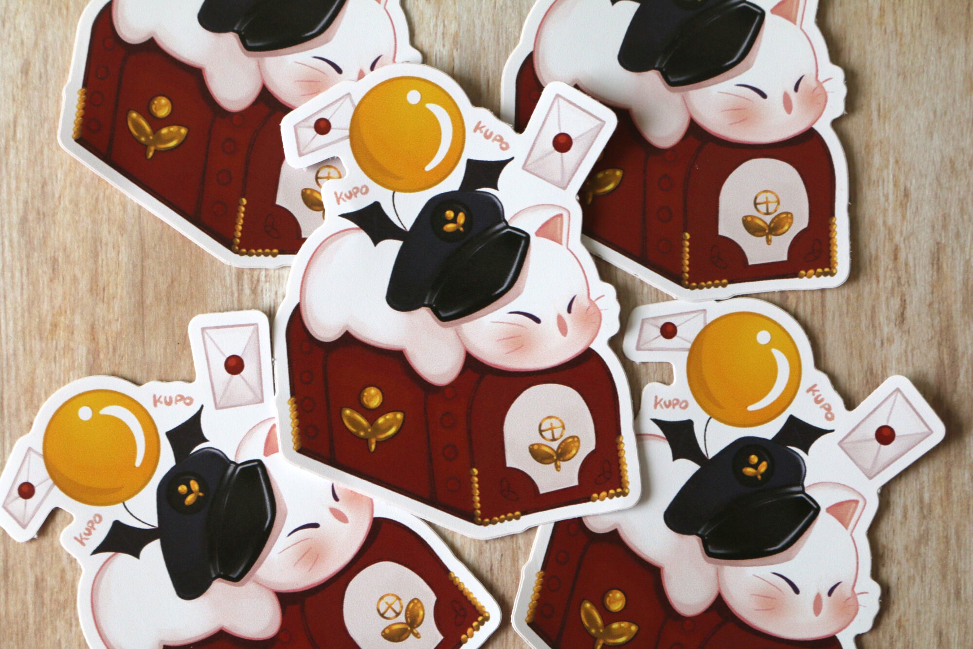 Moogle Mailbox FFXIV Moogle Sticker 4 Vinyl Sticker - Etsy