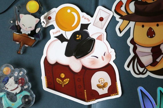 Moogle Mailbox FFXIV Moogle Sticker 4 Vinyl Sticker - Etsy