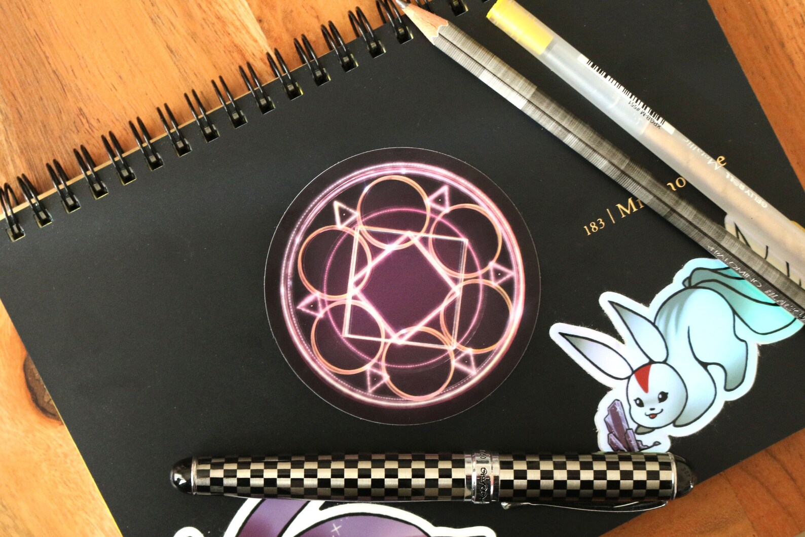 FFXIV Black Mage Ley Lines 3 Vinyl Sticker | Etsy