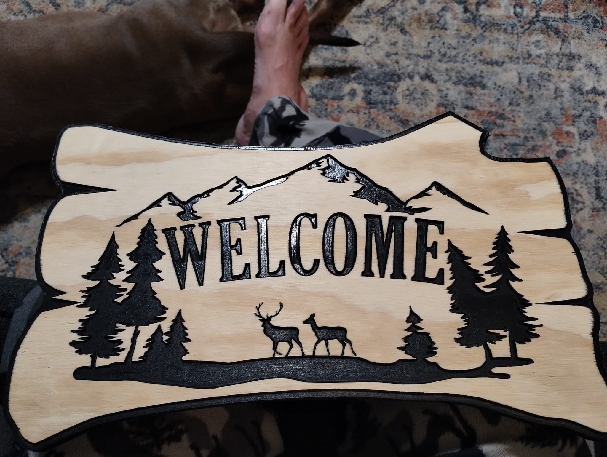 Wood WELCOME Sign - Etsy