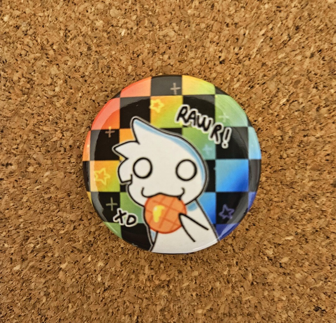 Clearance/misprinted Cringe Rawr XD Button Badge || Emo Buttons || 32mm ...