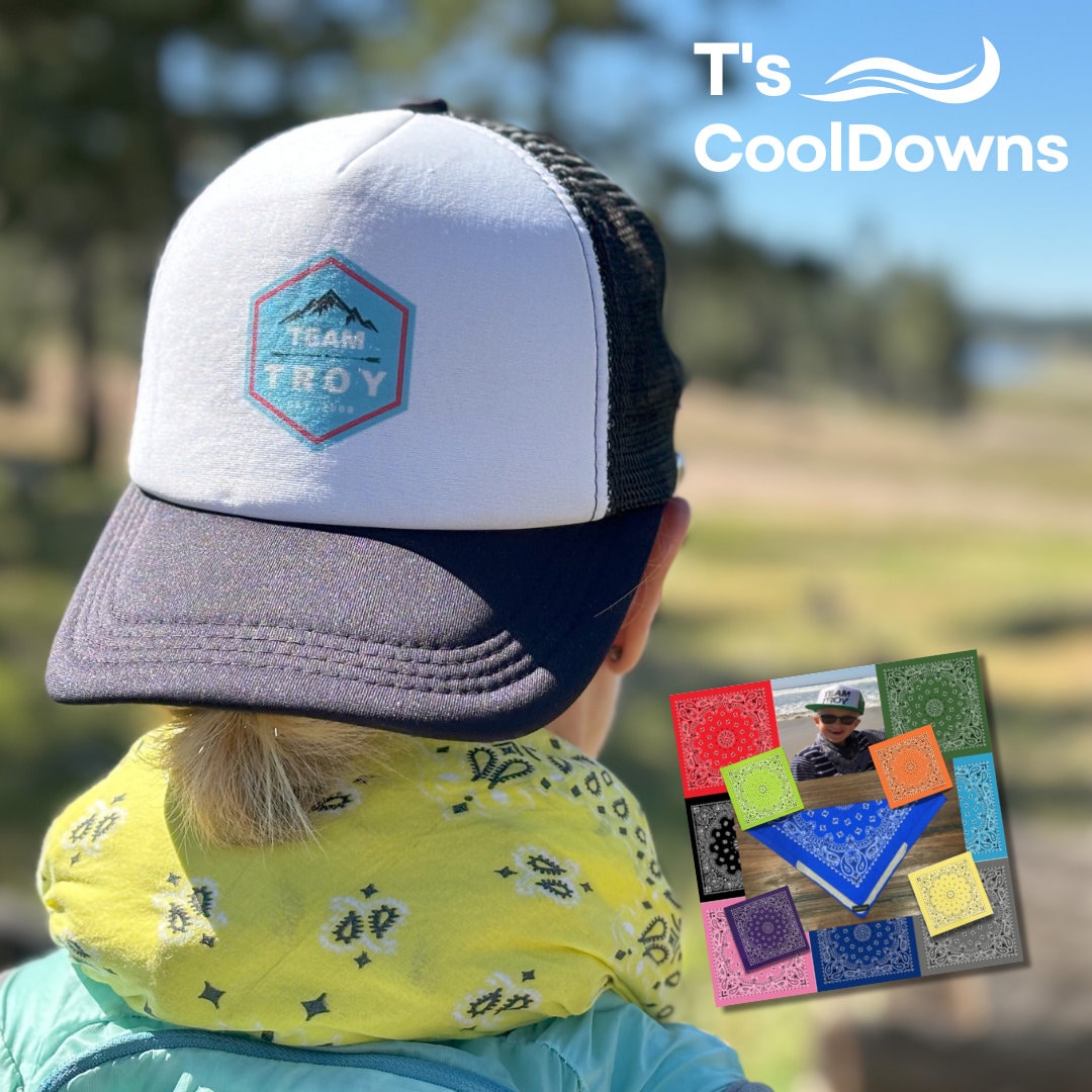 Ice Pocket Bandana, Ice Bandana for Running, Ultra Running, Dog Cooling ...