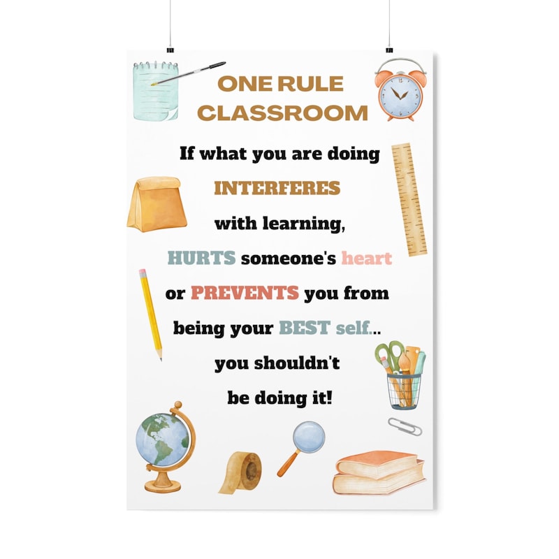 Classroom Rules - Etsy