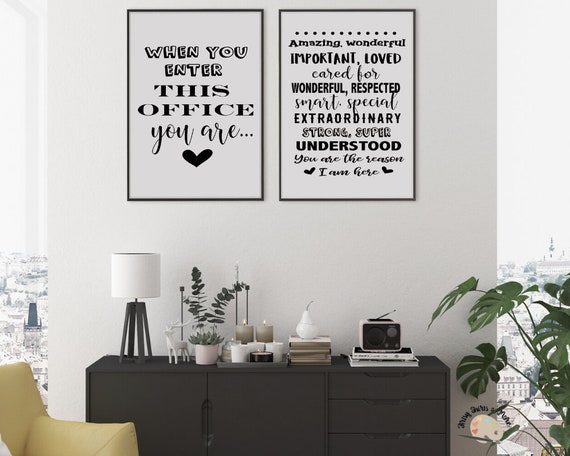 When You Enter This Office... Office Poster 2 Office Prints | Etsy