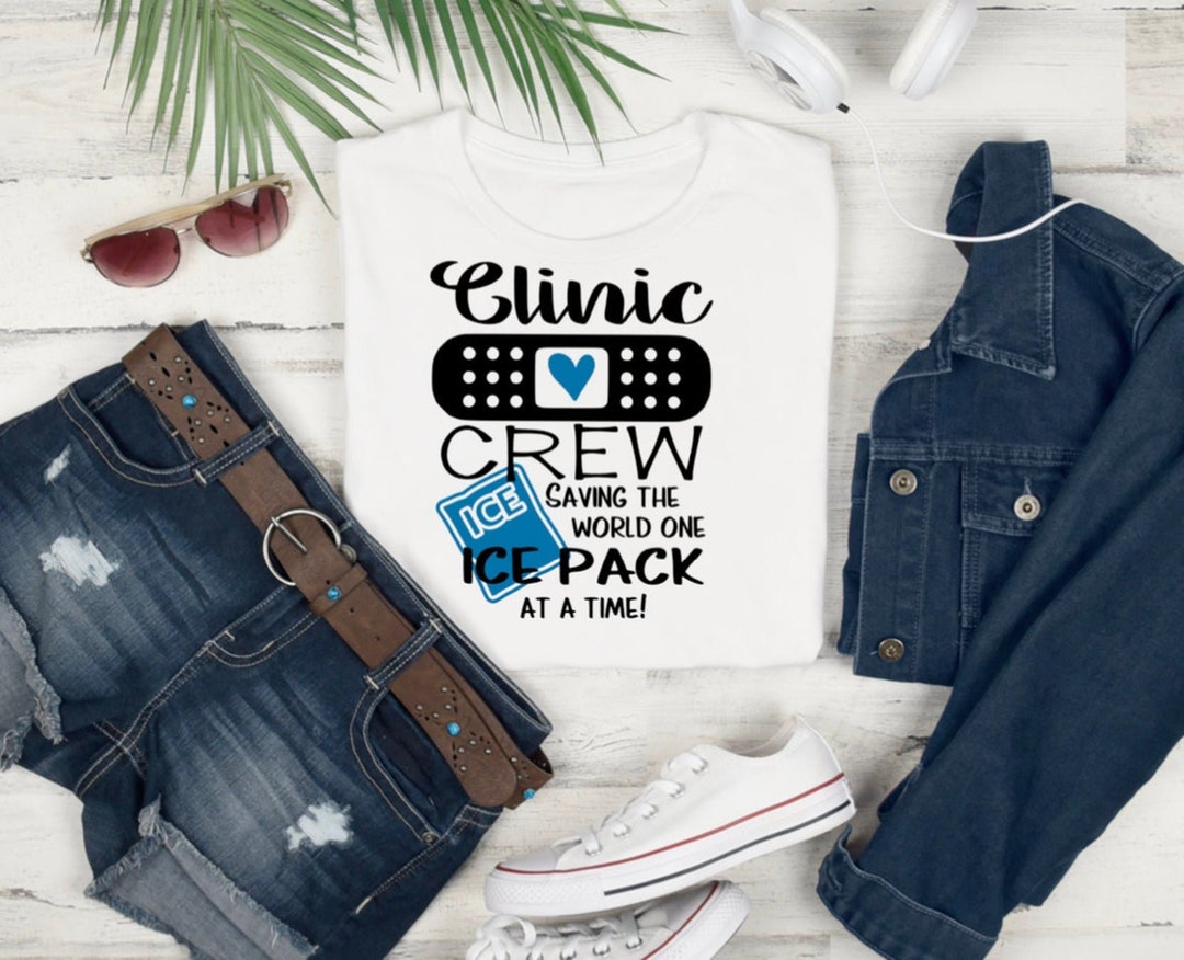 Clinic Crew Shirt, School Nurse Shirt, Pediatric Nurse Shirt, Medical ...