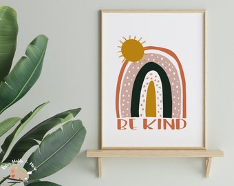 Be Kind Classroom Poster - Etsy
