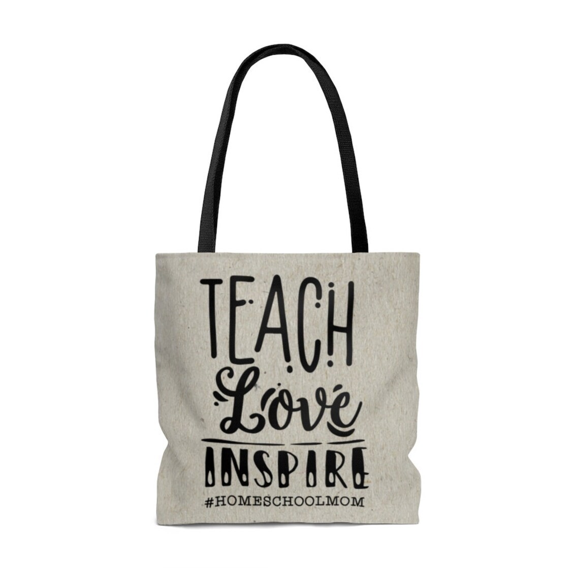 Teach Love Inspire Tote Bag homeschoolmom Tote Bag Book Bag - Etsy