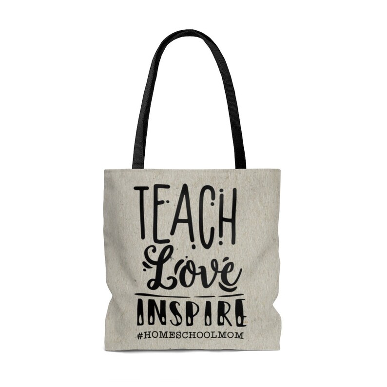 Teach Love Inspire Tote Bag homeschoolmom Tote Bag Book Bag - Etsy