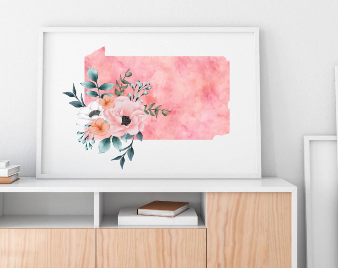 Pennsylvania Premium Matte Poster State of Pennsylvania - Etsy