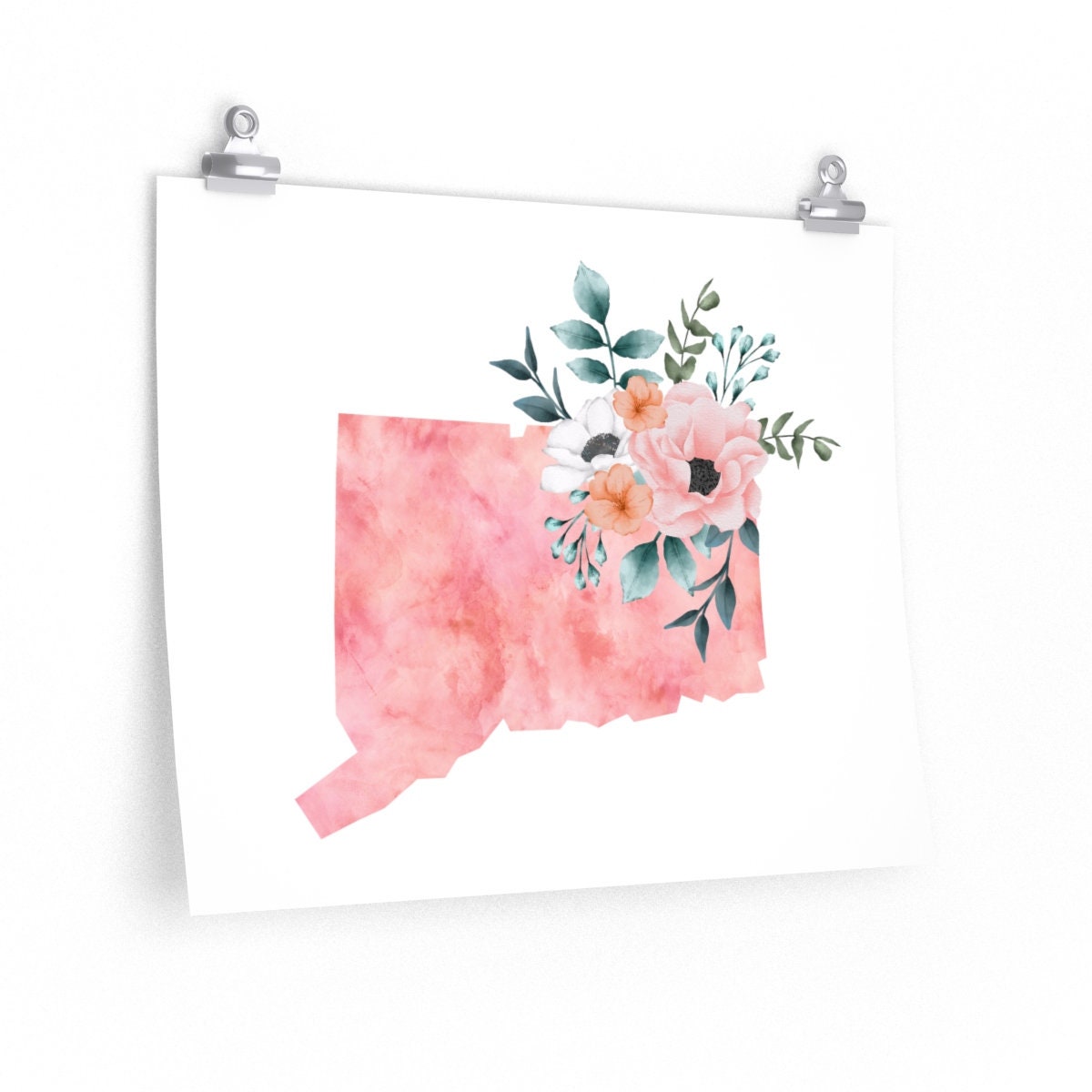 Connecticut Premium Matte Poster State of Connecticut - Etsy