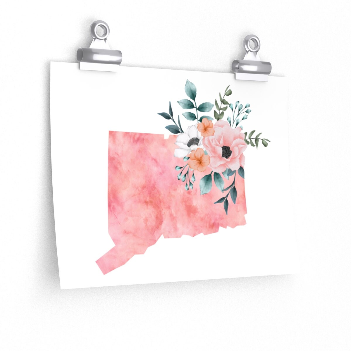 Connecticut Premium Matte Poster State of Connecticut - Etsy