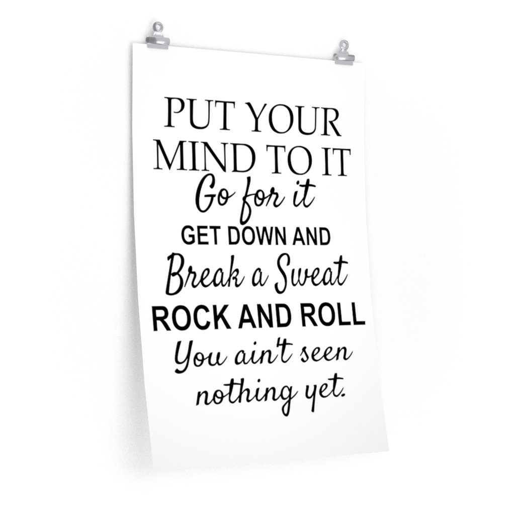 Funny Gym Poster Gym Quote Wall Art Exercise Picture Home - Etsy
