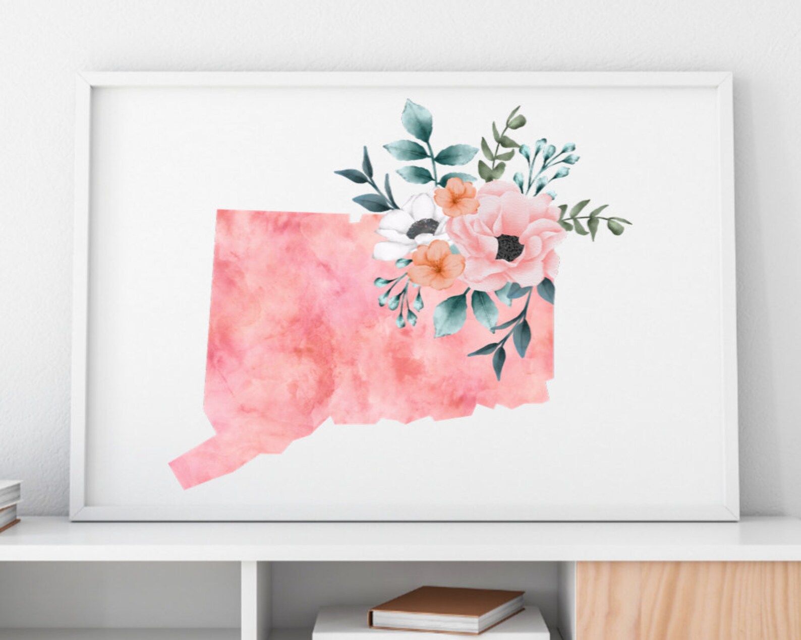 Connecticut Premium Matte Poster State of Connecticut | Etsy