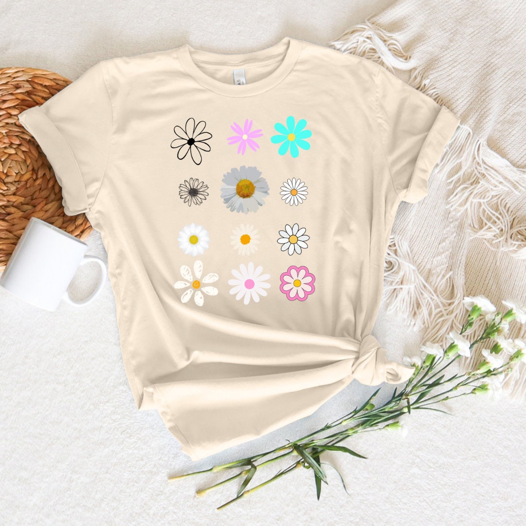 Flower Shirt, Purple Wildflower, Yellow Flowers, Cute Lavender Flowers ...